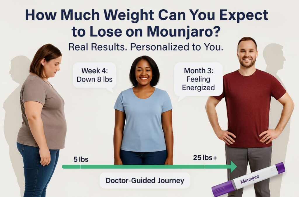 How Much Weight Can You Expect to Lose on Mounjaro (Tirzepatide)? - Miami Bariatric and Plastic ...
